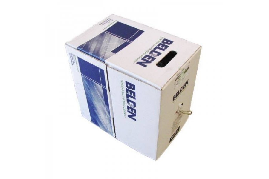 BELDEN CAT5E U / UTP 305M BLAUW TREKDOOS